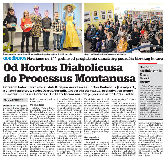 Iz medija :: Processus montanus